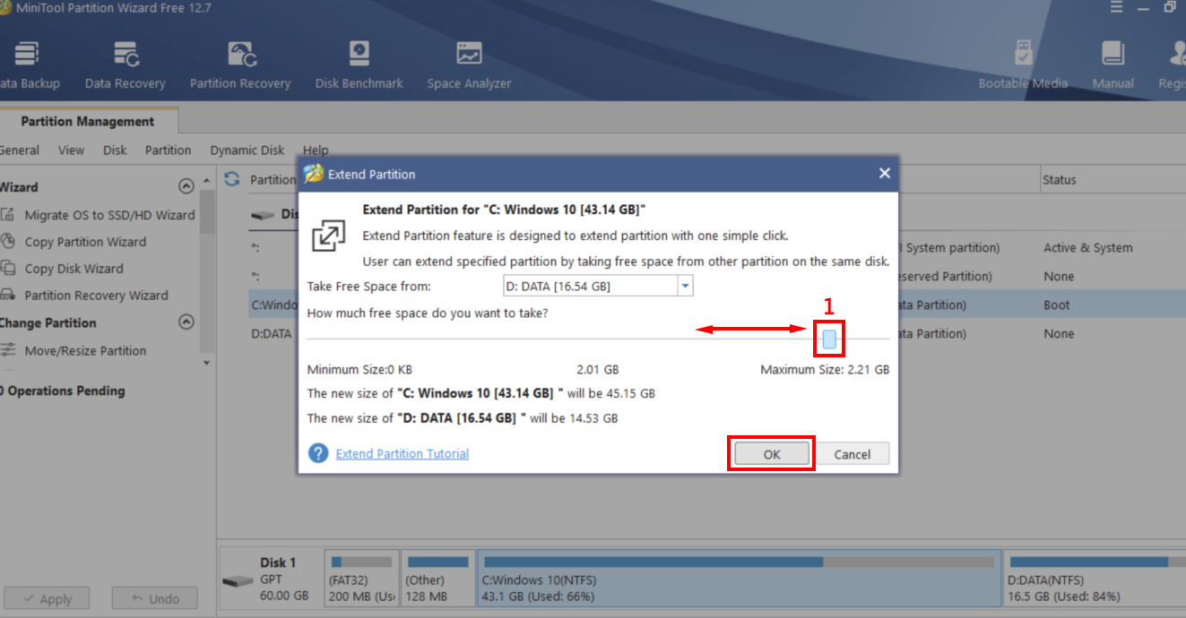 Guide to extend computer drive space on Windows